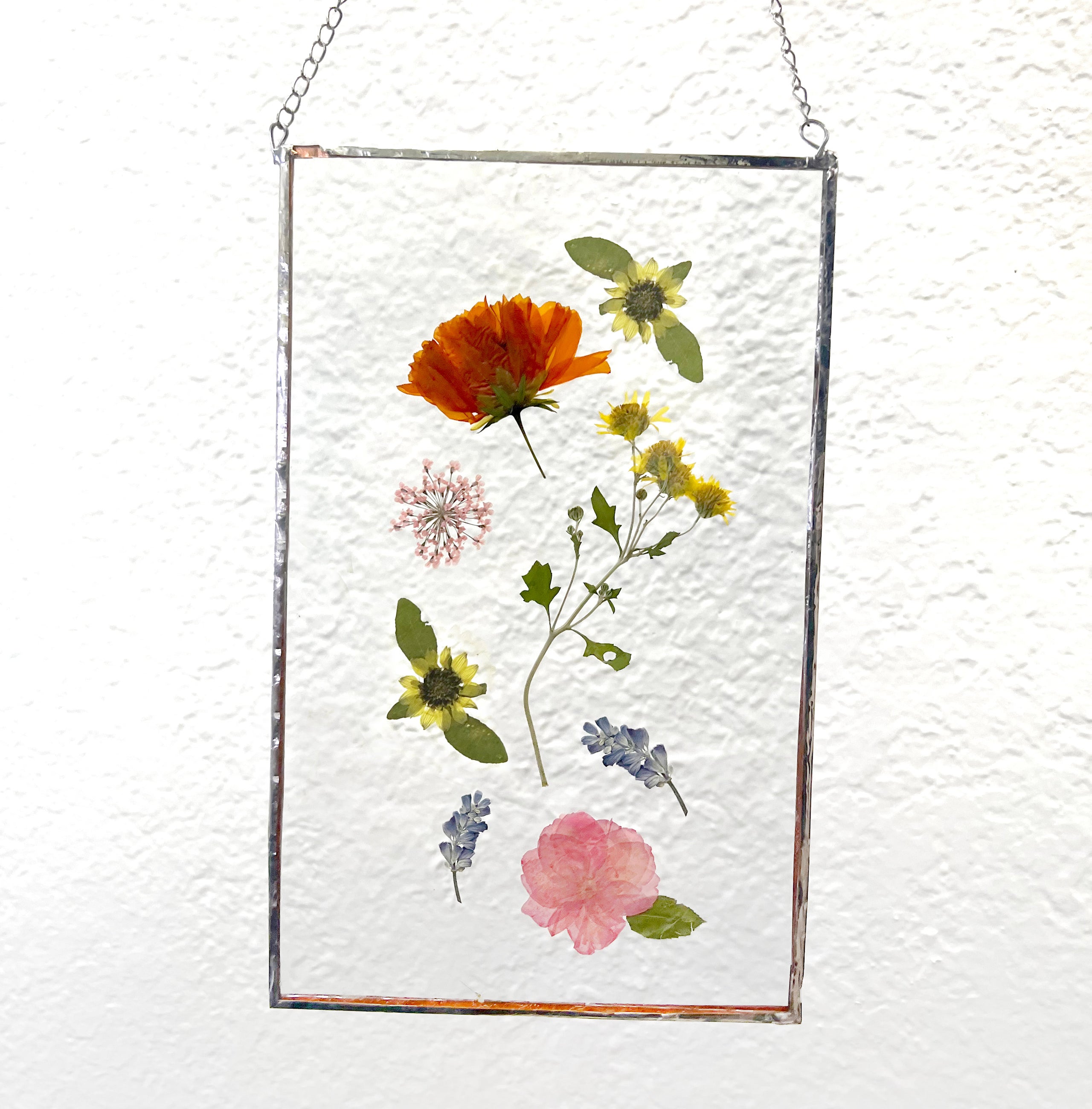 Pressed Flowers Stained Glass 11/16, 11-1pm | STRANGE EARTH STUDIO